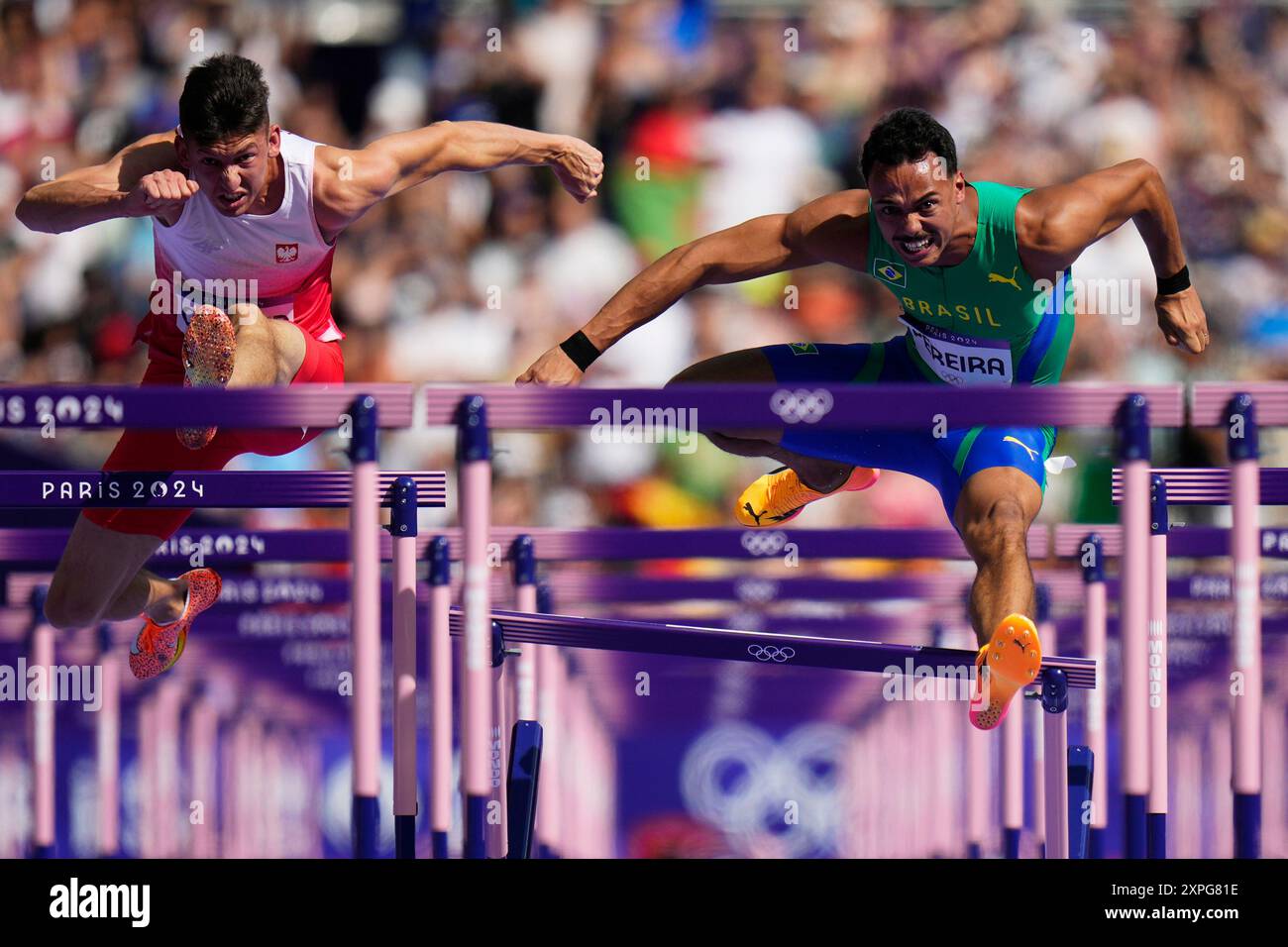 Rafael Pereira, right, of Brazil, and Damian Czykier, of Poland ...