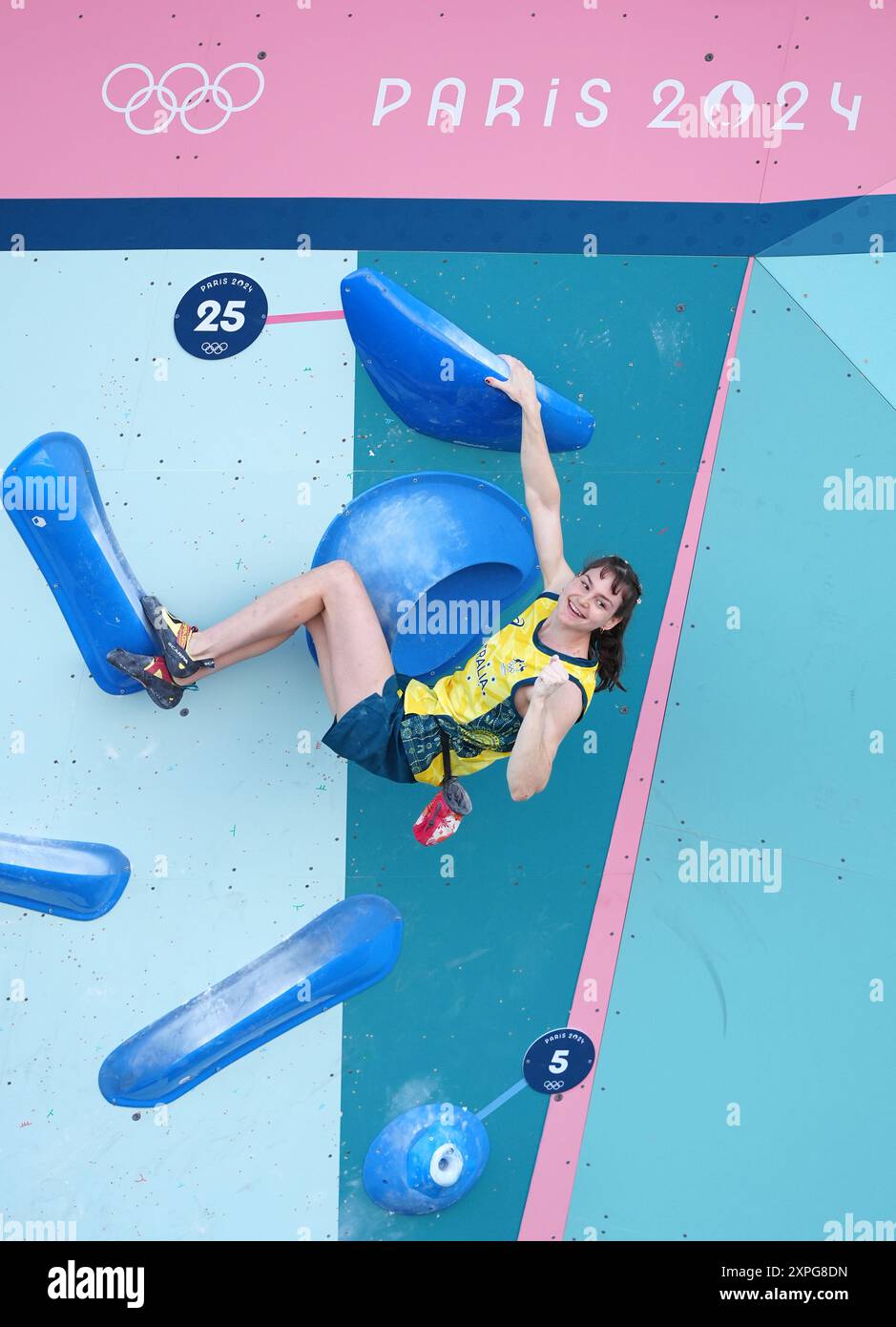 Australia's Oceania Mackenzie during the Women's Boulder & Lead ...
