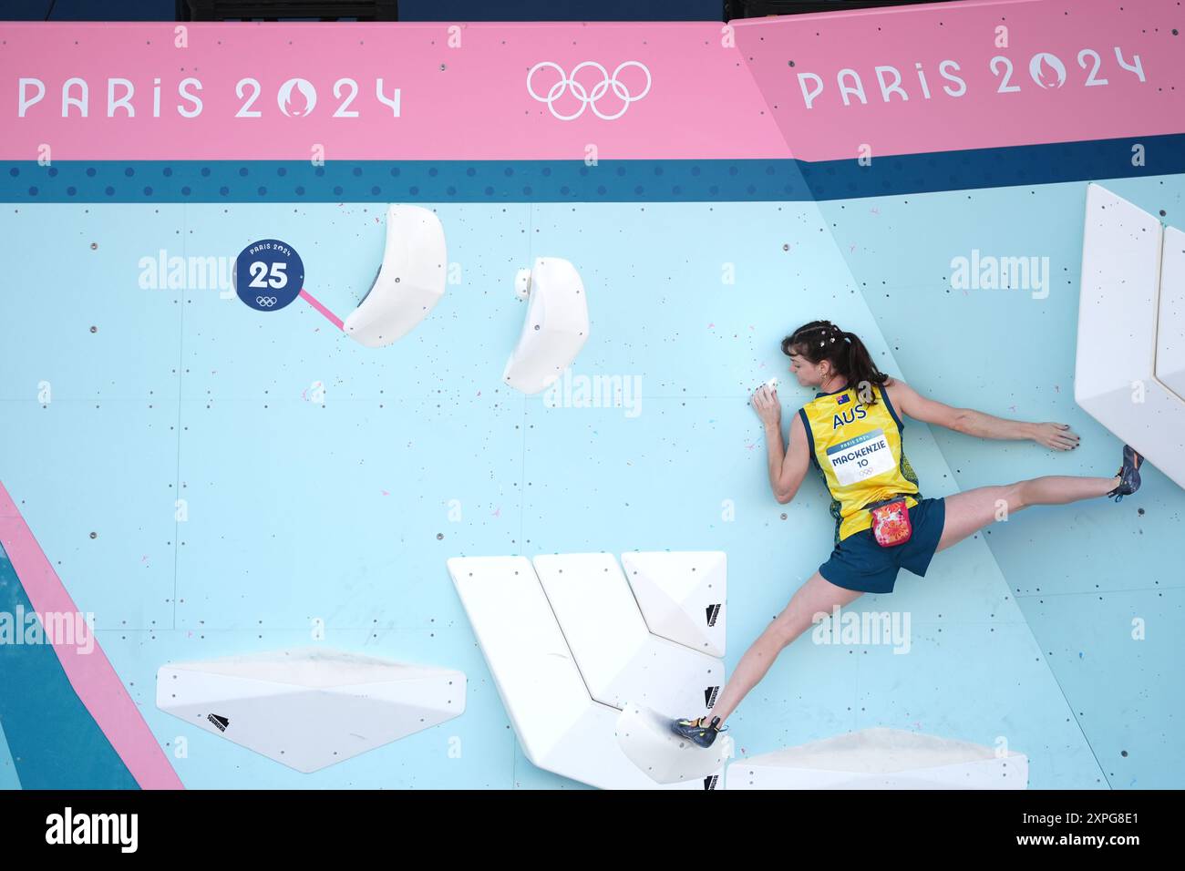 Australia's Oceania Mackenzie during the Women's Boulder & Lead ...