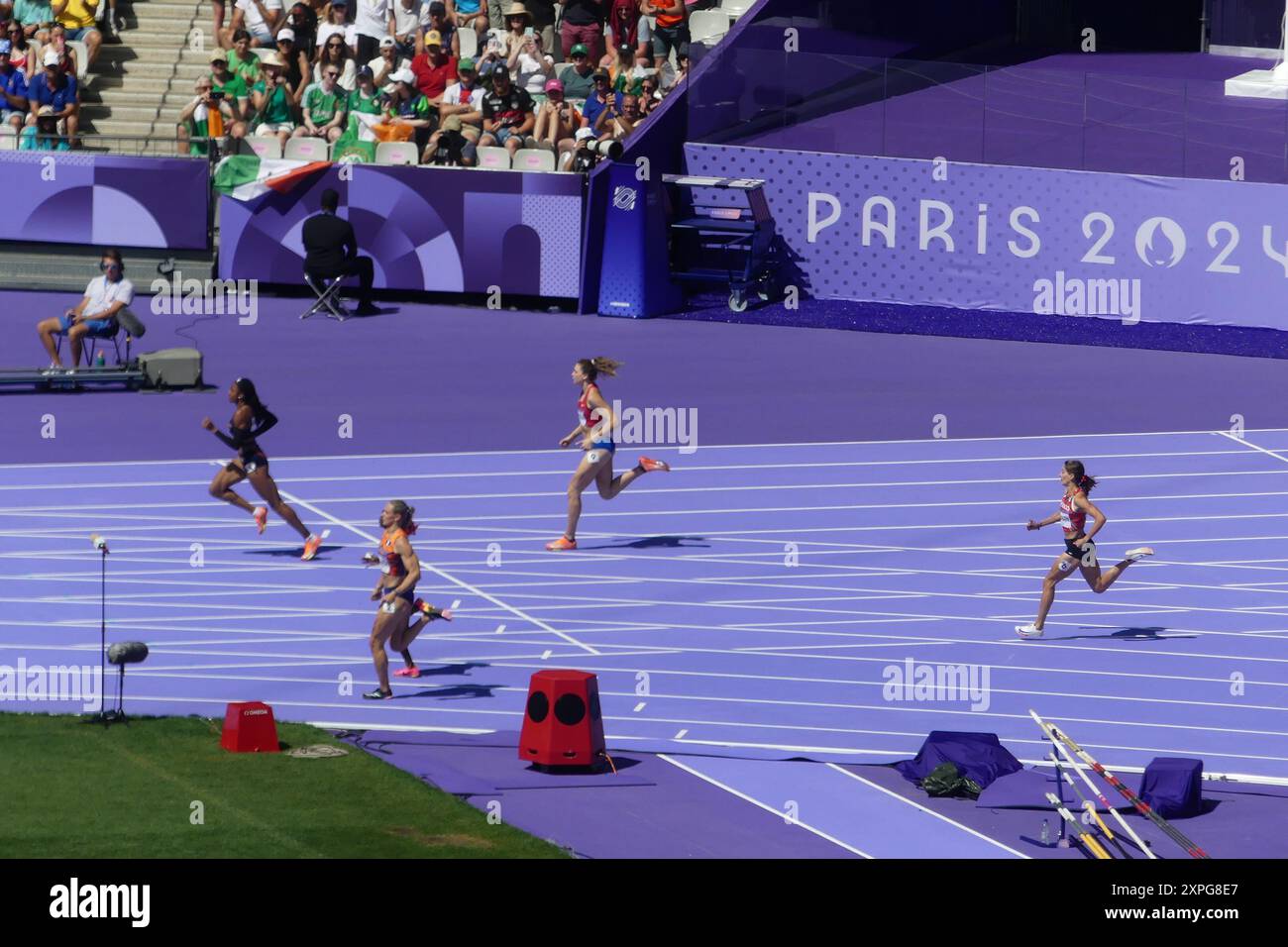 Stade de France, 93200 St Denis, France, Aug 5, 2024. Under intense competitive pressure ...