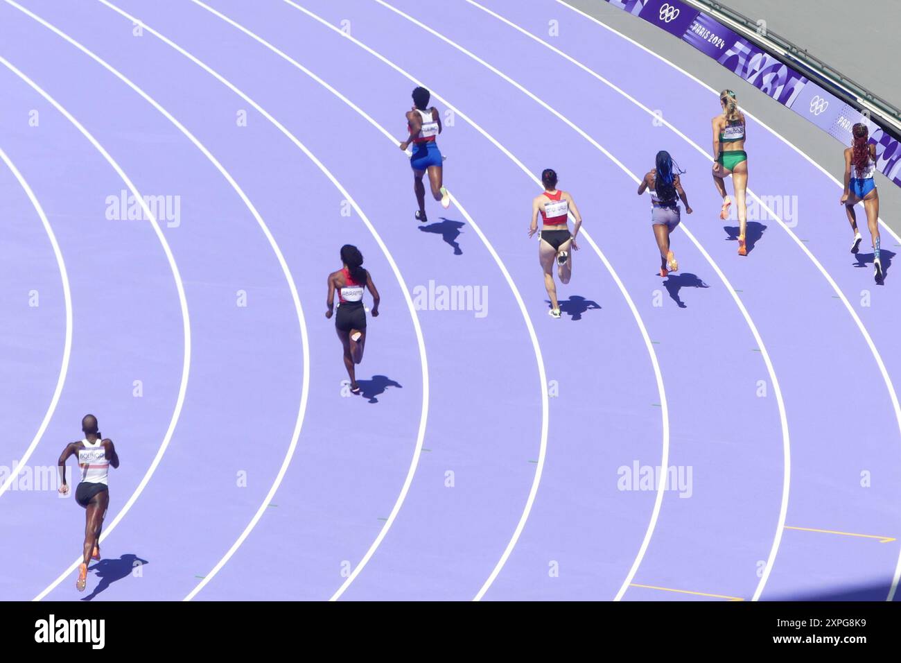 Stade de France, 93200 St Denis, France, Aug 5, 2024. Under intense competitive pressure ...