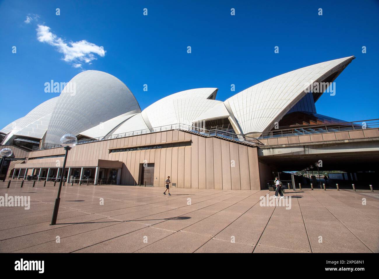 Sydney Opera House, view of the west elevation of this famous heritage ...