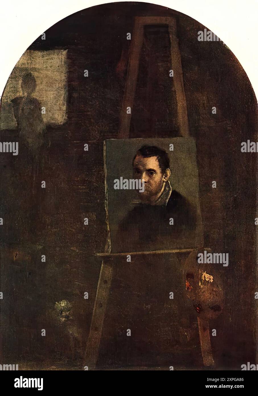 CARRACCI, Annibale (b. 1560, Bologna, d. 1609, Roma) Self-portrait c ...