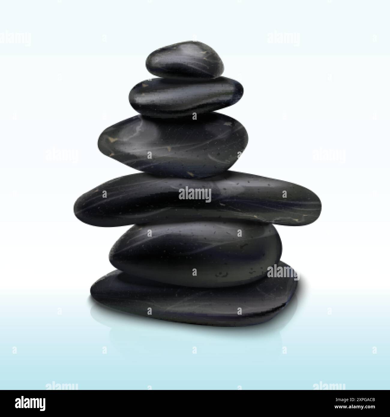 Pebbles pile Stock Vector Images - Alamy