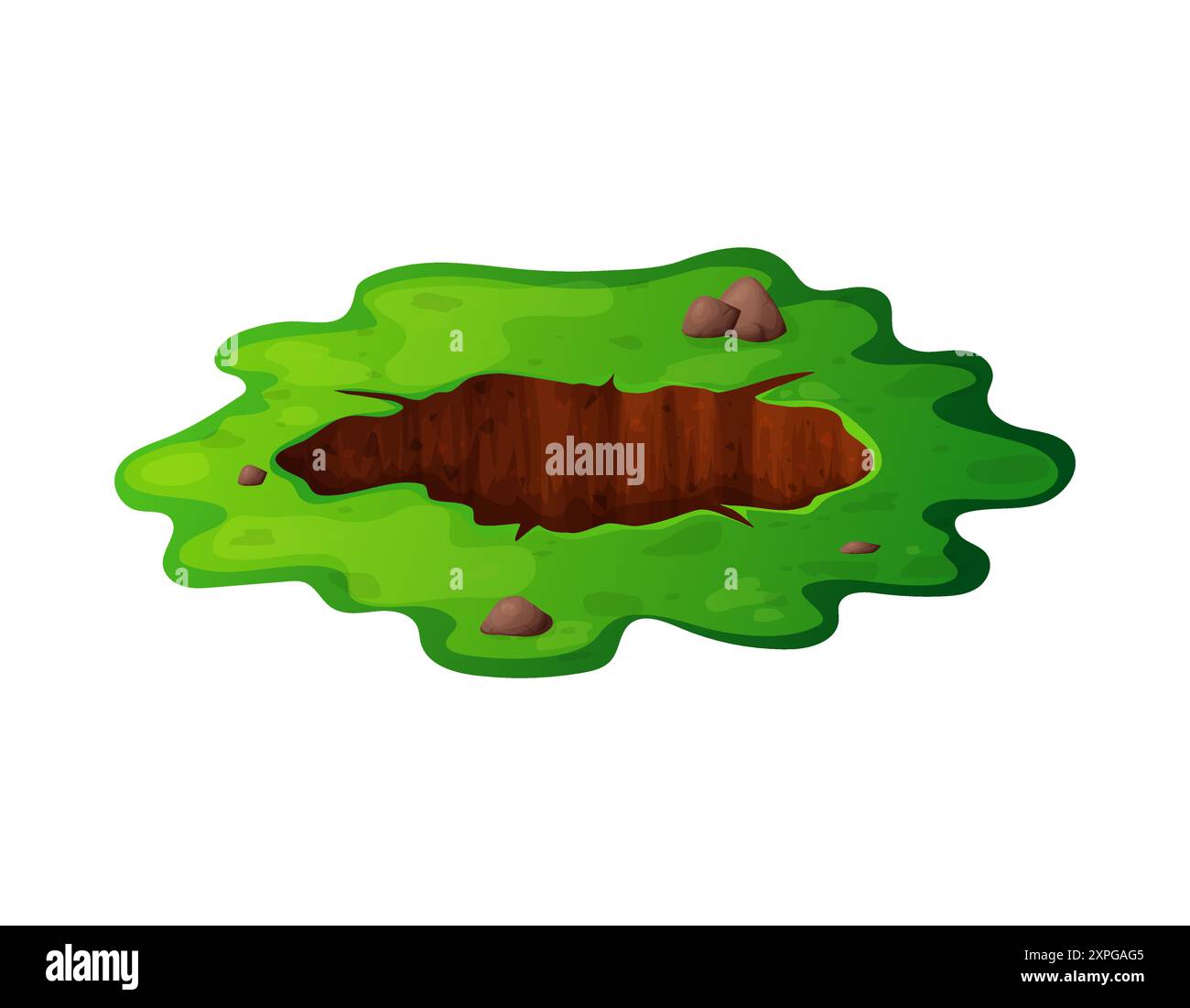 Gap in rock Stock Vector Images - Alamy