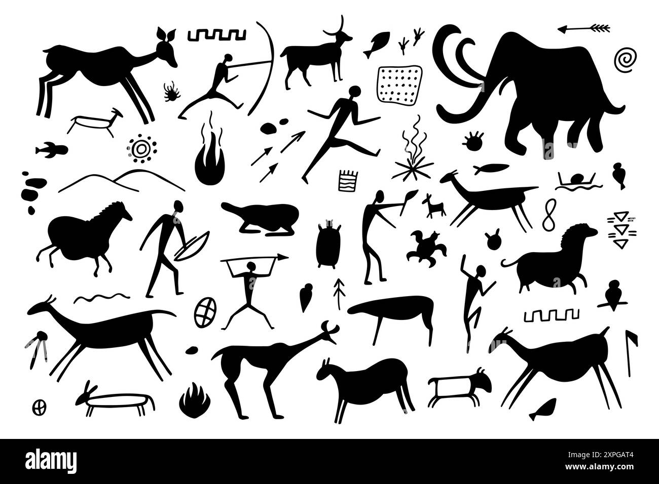Cave Paintings Vector