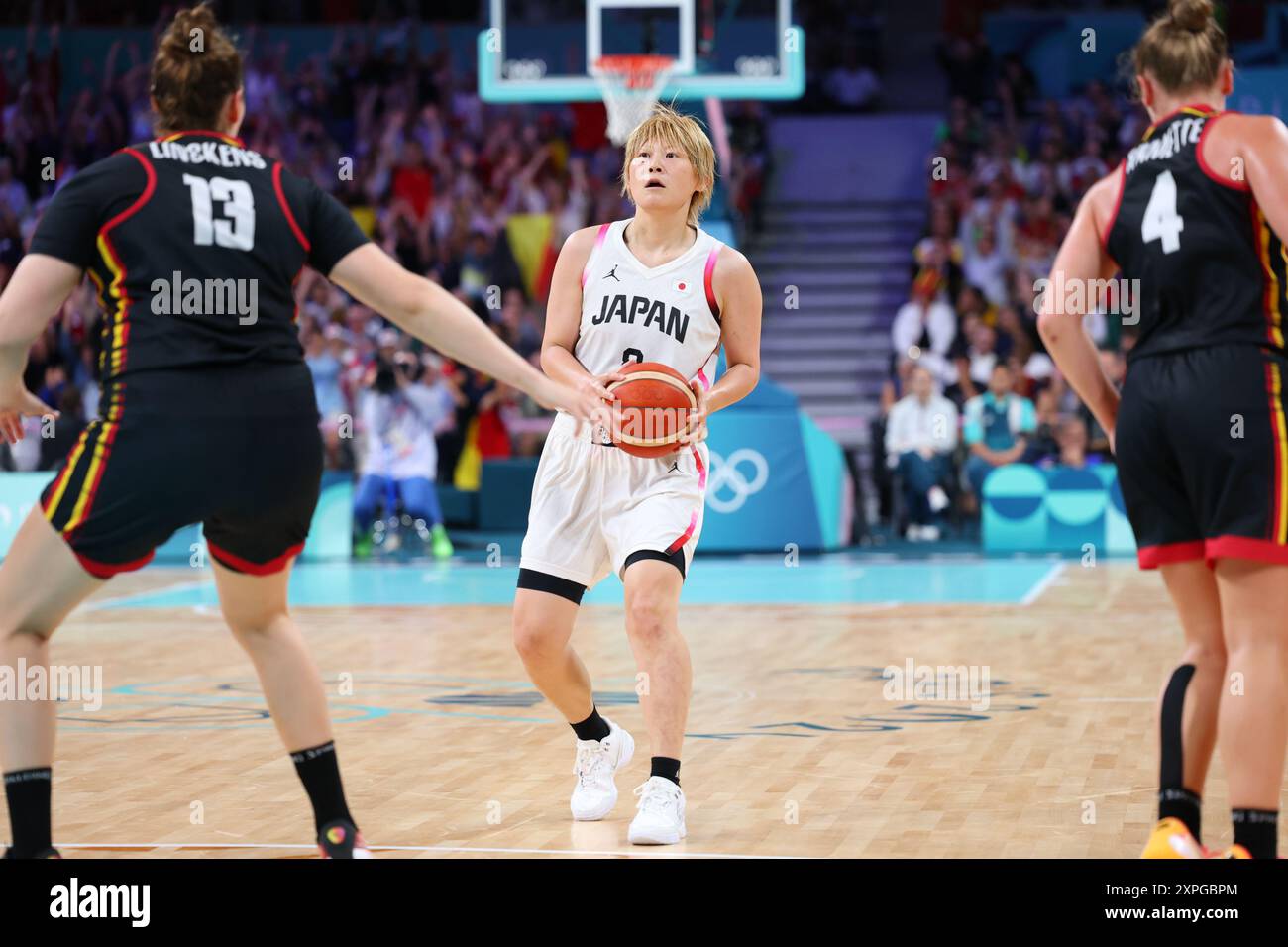 Villeneuve-d'Ascq, France. 4th Aug, 2024. Maki Takada (JPN) Basketball ...