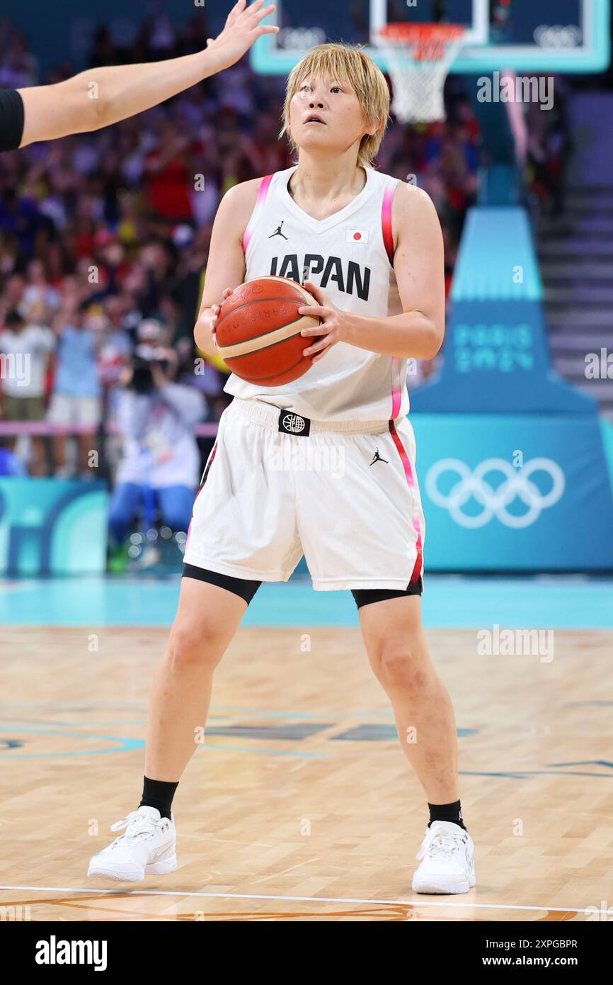 Villeneuve-d'Ascq, France. 4th Aug, 2024. Maki Takada (JPN) Basketball ...