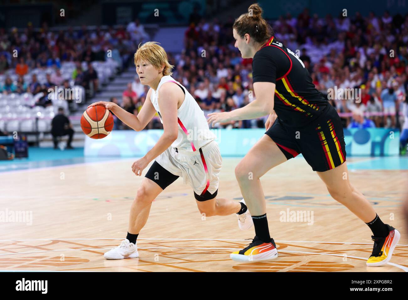 Villeneuve-d'Ascq, France. 4th Aug, 2024. Maki Takada (JPN) Basketball ...