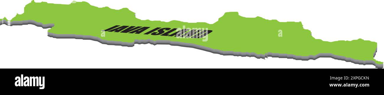 Java island map hi-res stock photography and images - Alamy