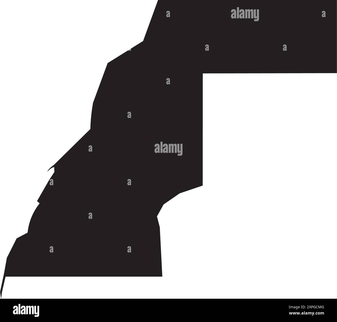 western Sahara map icon illustration element design Stock Vector Image ...