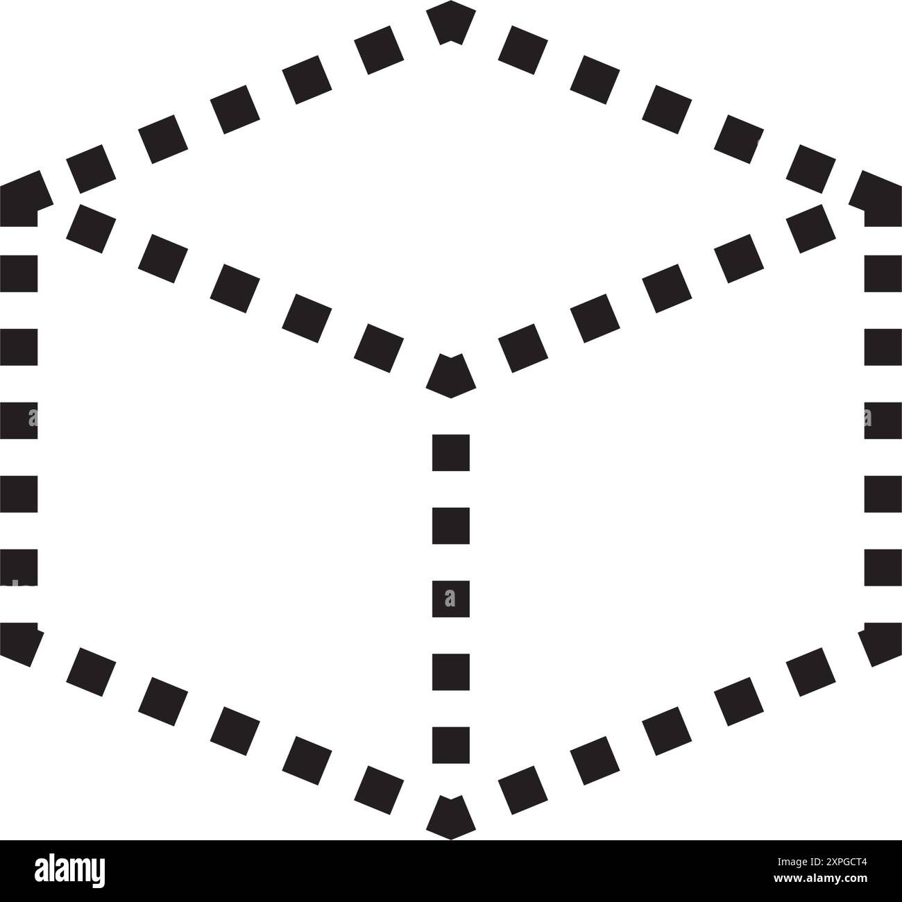 three cube logo illustration element design Stock Vector Image & Art ...