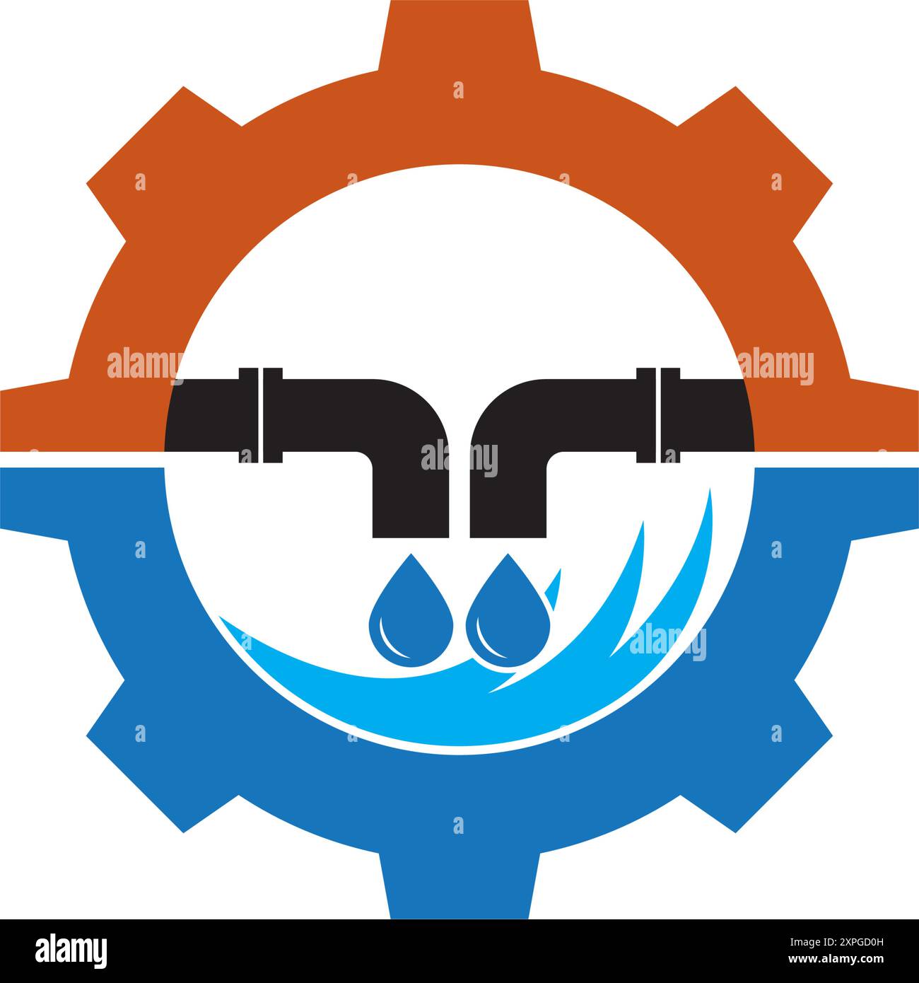 plumbing vector illustration logo icon design Stock Vector Image & Art ...
