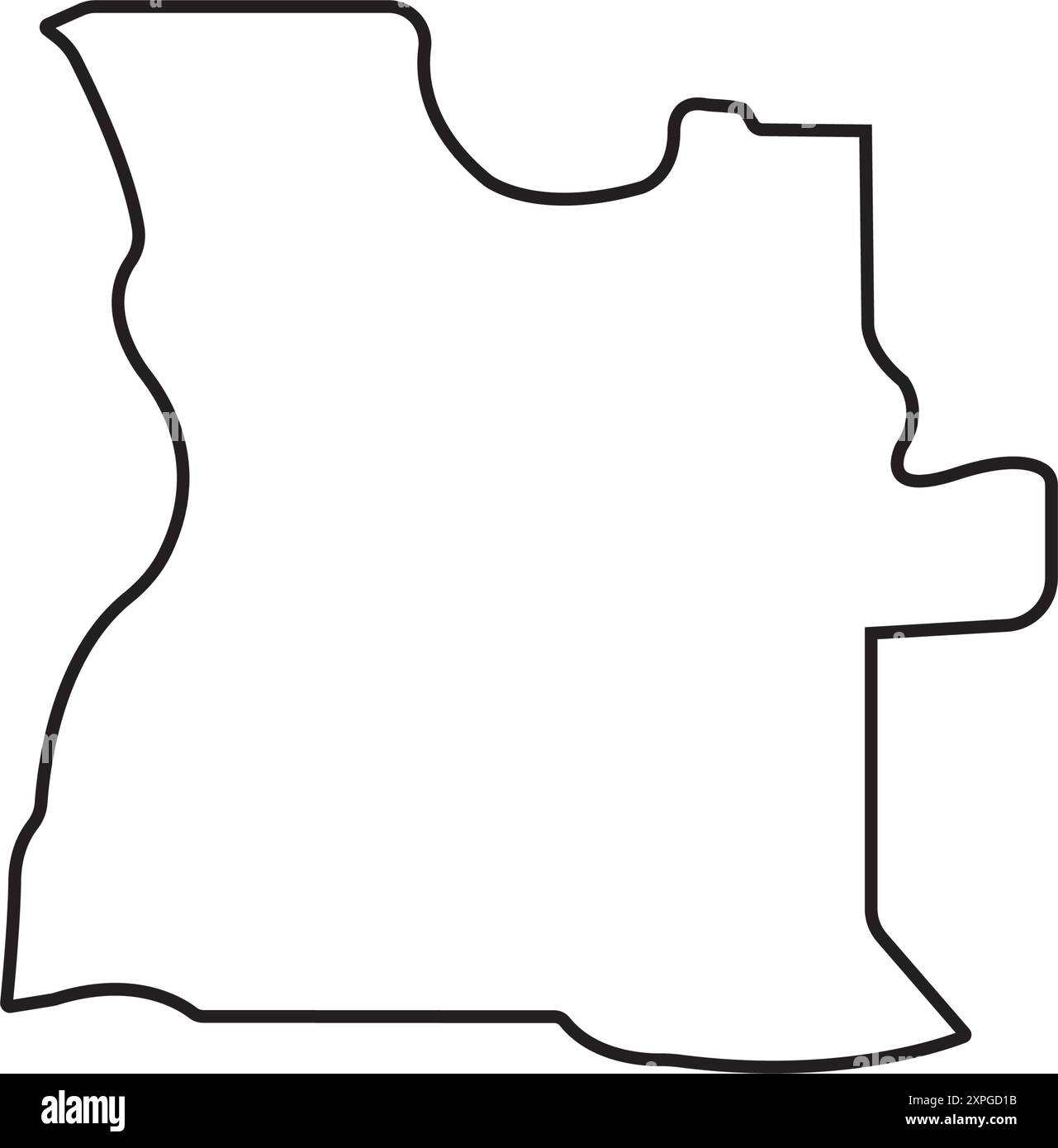 Angola map icon and illustration,element design Stock Vector Image ...