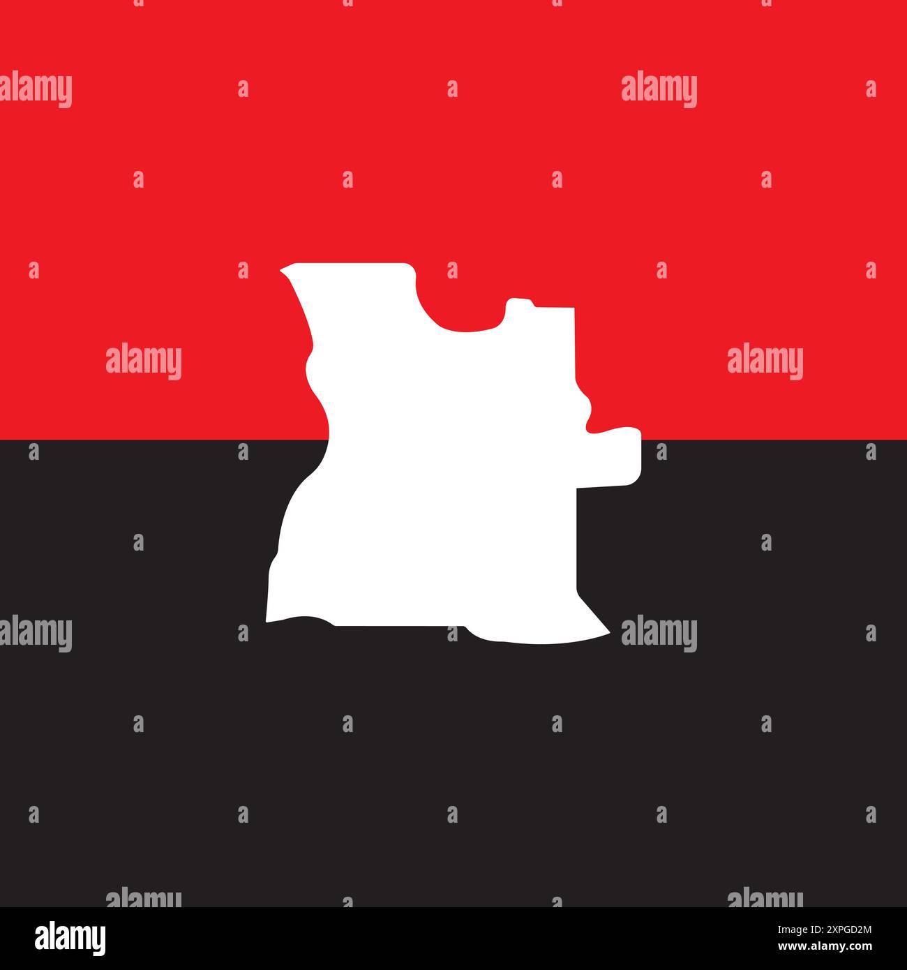 Angola 3d map Stock Vector Images - Alamy