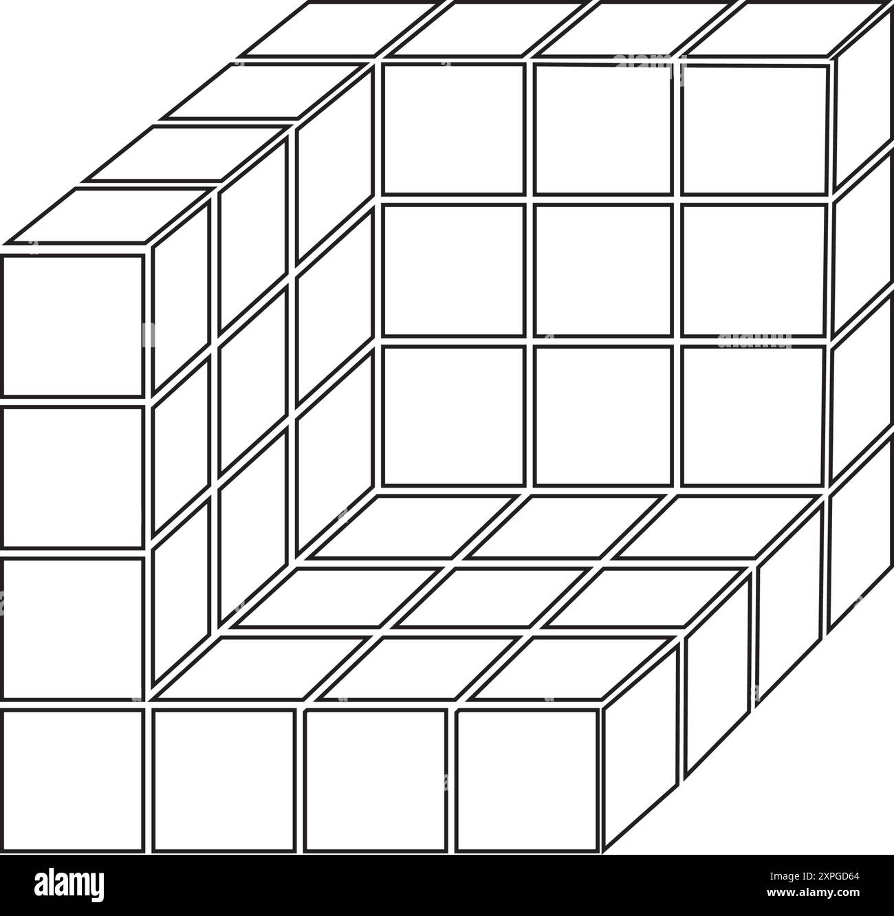 Geometric element pixel art Cut Out Stock Images & Pictures - Alamy