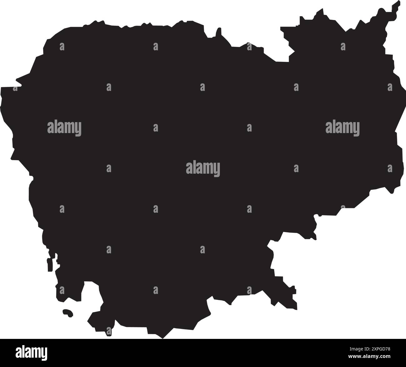 Cambodia map icon illustration element design Stock Vector Image & Art - Alamy