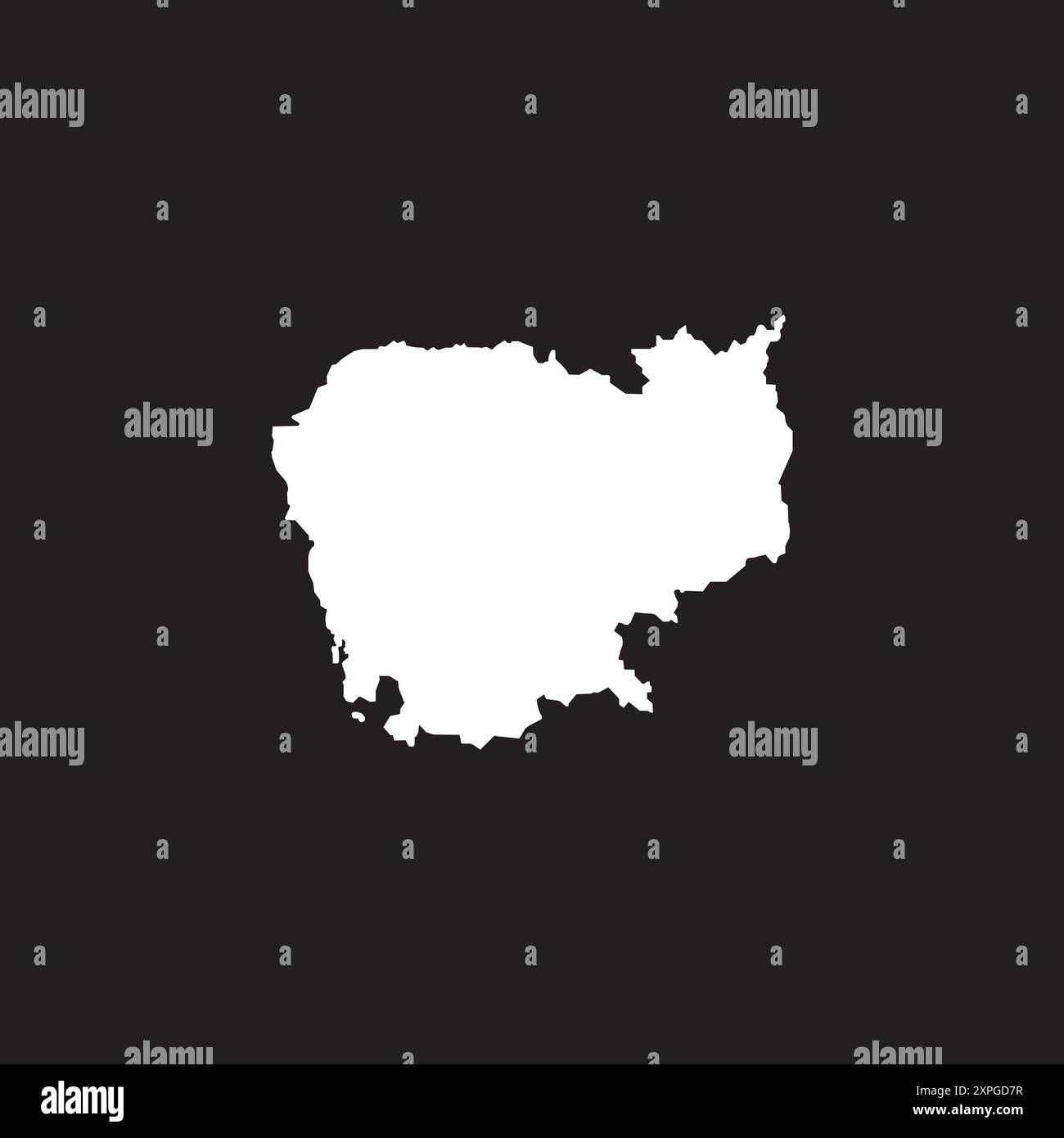 Cambodia map icon illustration element design Stock Vector Image & Art - Alamy