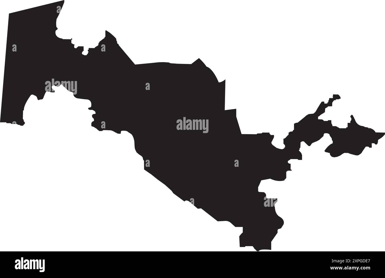 Uzbekistan map icon illustration symbol design Stock Vector Image & Art ...