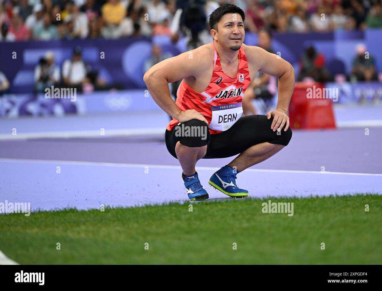 Paris, France. 6th Aug, 2024. Roderick Genki Dean of Japan reacts ...