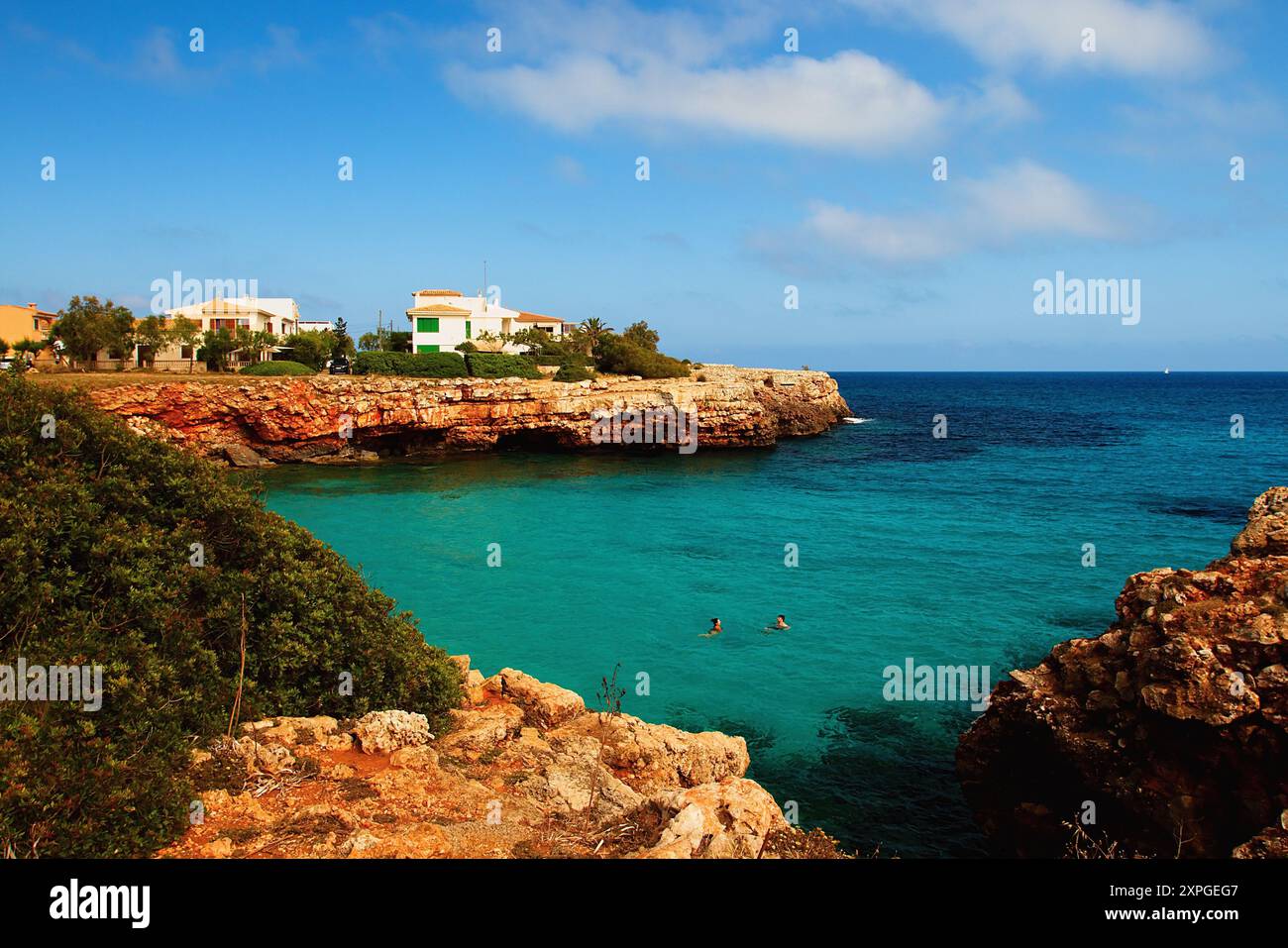 Cala Morlanda on the island of Mallorca in the Balearic archipelago in ...