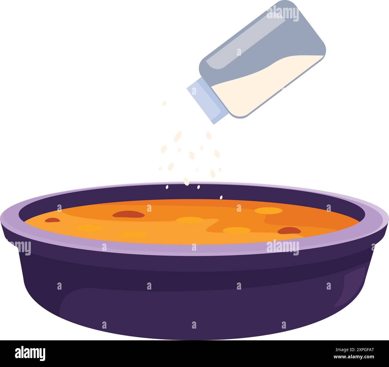 Table salt cut out Stock Vector Images - Alamy