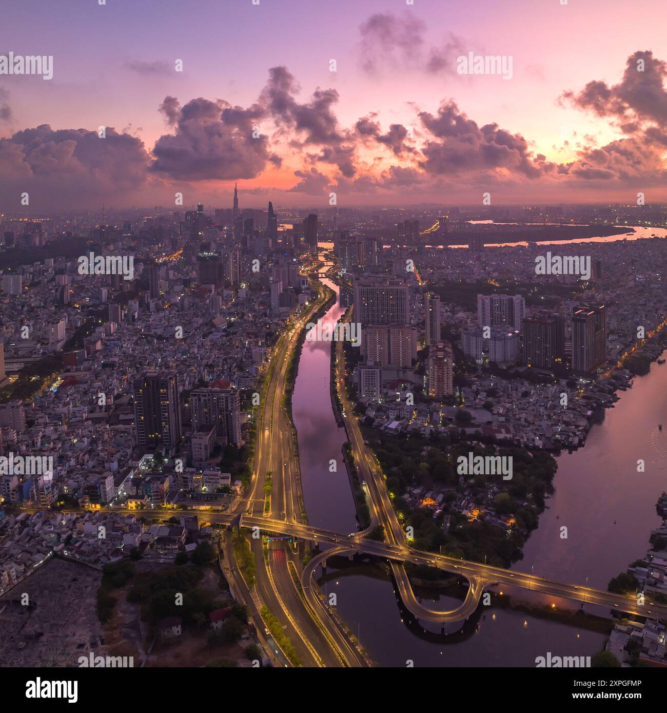 Saigon center, Ho Chi Minh city, Vietnam Stock Photo - Alamy