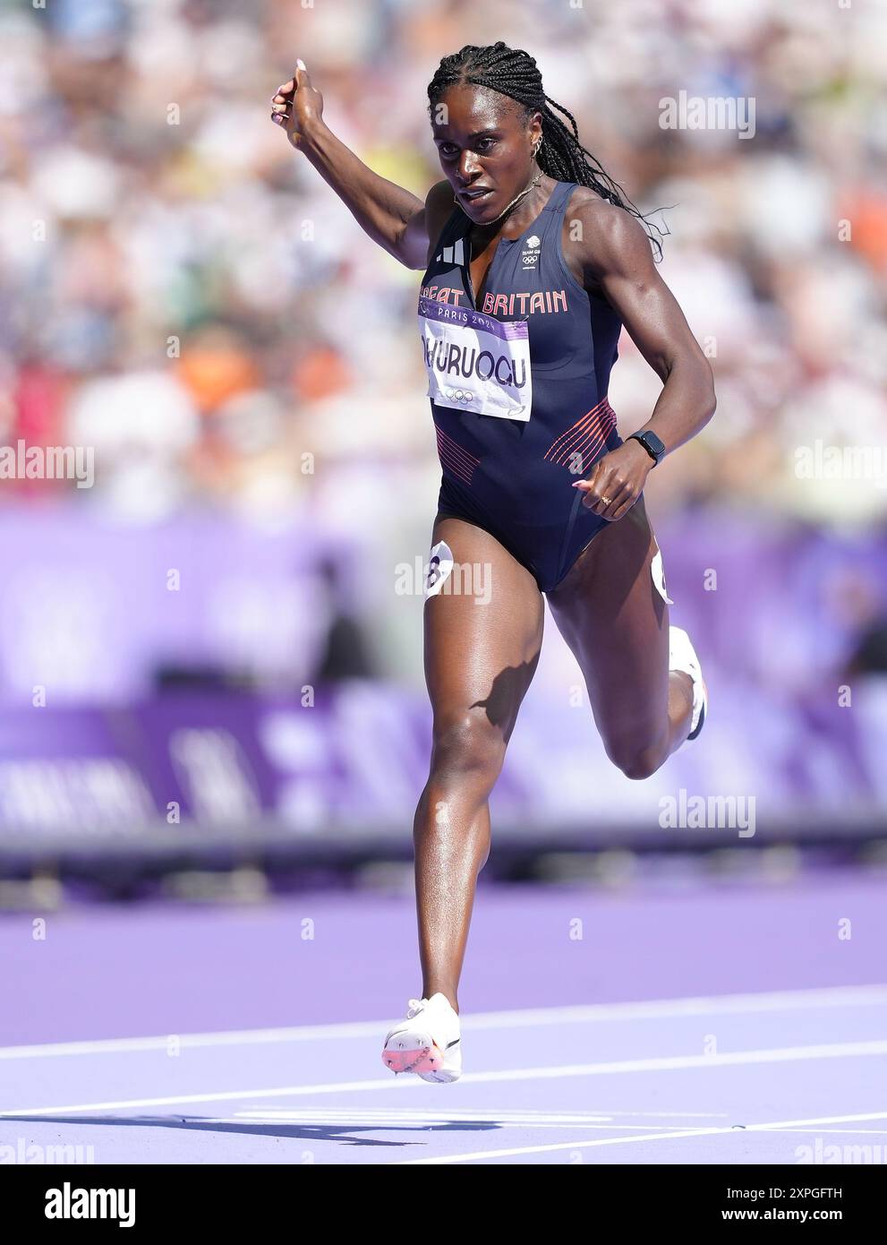 Paris, France. 6th Aug, 2024. Victoria Ohuruogu of Britain competes ...