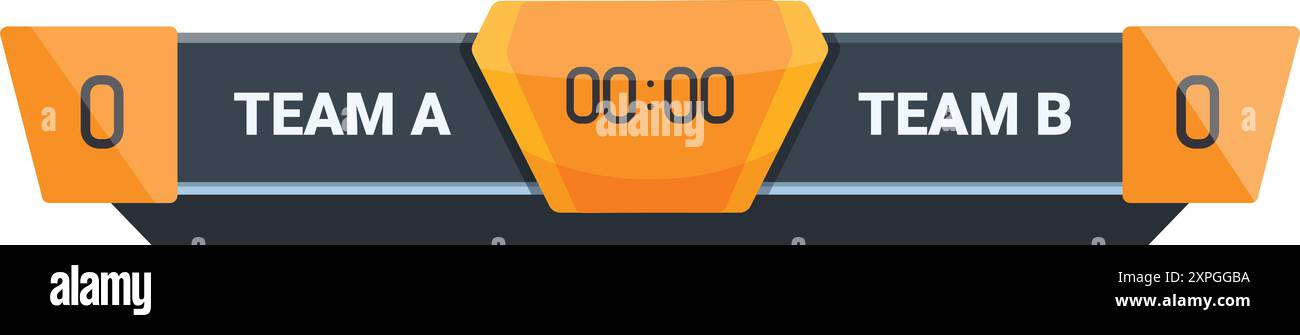 Digital scoreboard showing teams score hi-res stock photography and ...