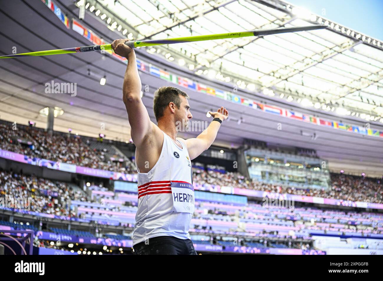 Paris, France. 06th Aug, 2024. Belgian athlete Timothy Herman pictured ...
