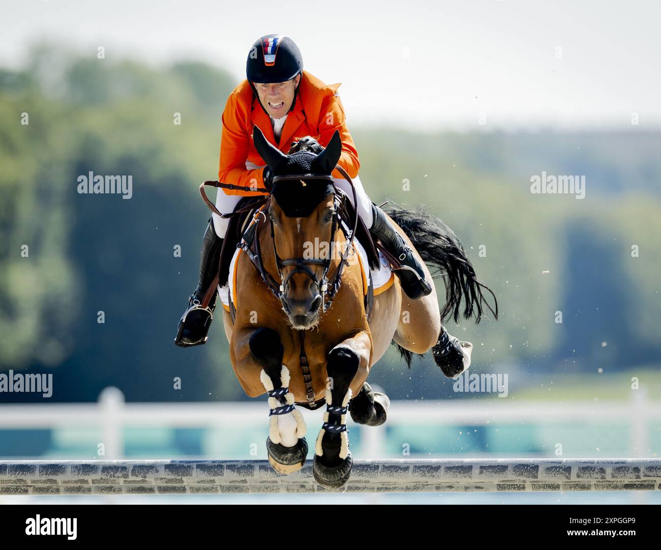 Paris, France. 06th Aug, 2024. PARIS - Maikel van der Vleuten with his ...