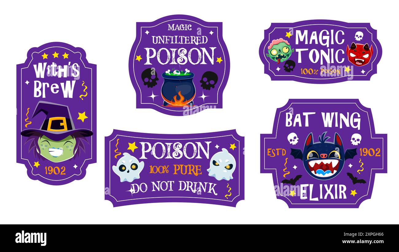 witchy labels