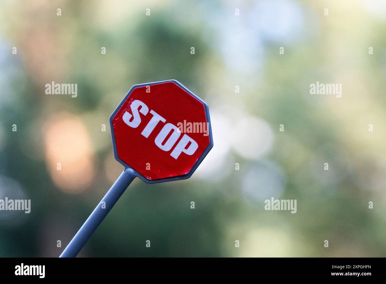 Blurred foreground signage hi-res stock photography and images - Alamy