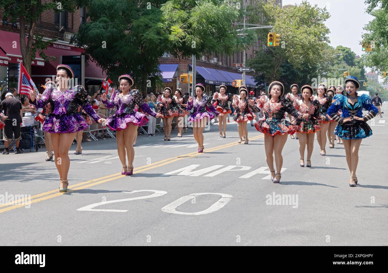 Members of the San Simon Sucre dance troupe perform at the ...