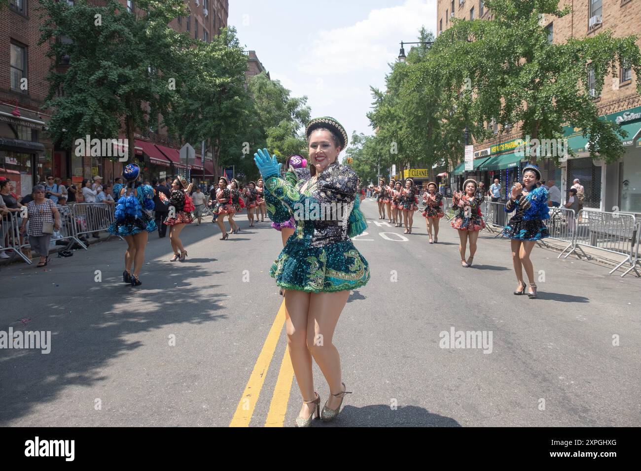 Members of the San Simon Sucre dance troupe perform at the ...