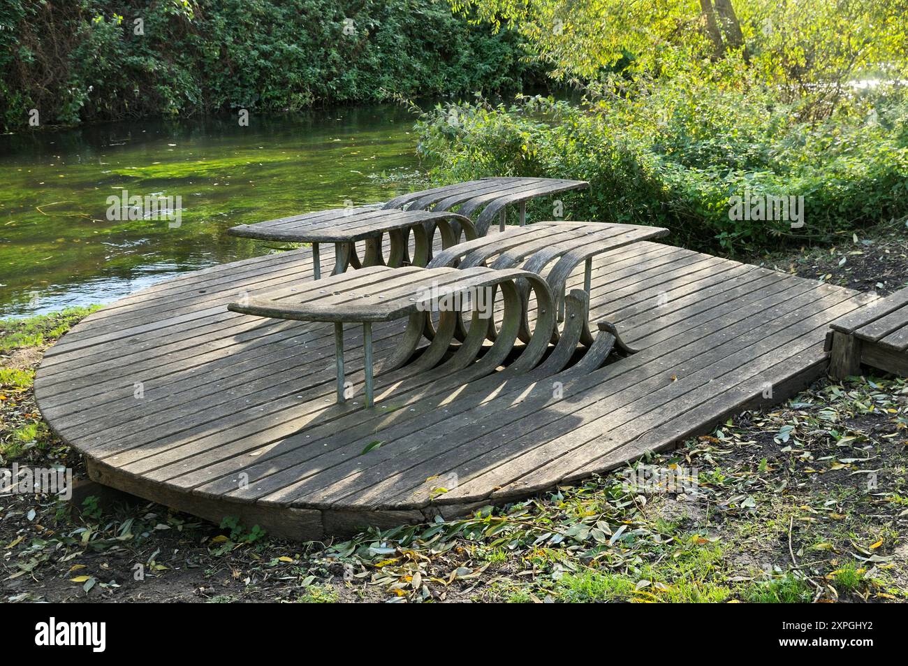 Function and innovative sculptural design in the shape of two wooden ...