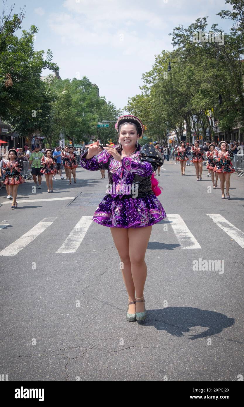 Members of the San Simon Sucre dance troupe perform at the ...