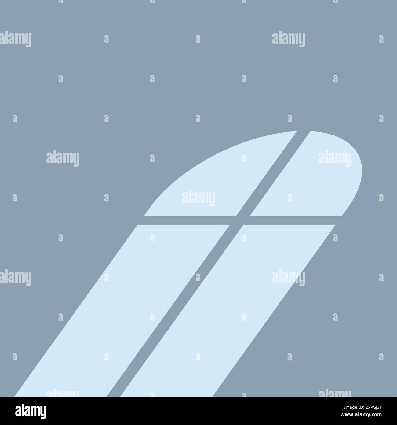 Sunlight casting geometric shapes from an arched window onto a wall ...