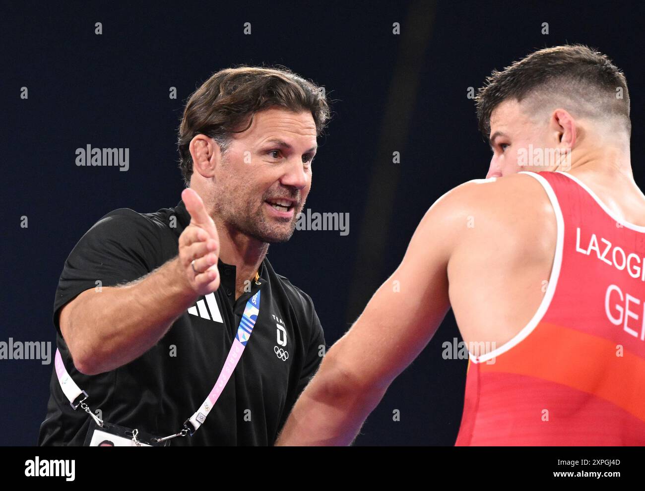 Paris, France. 06th Aug, 2024. Olympia, Paris 2024, wrestling, 97 kg ...