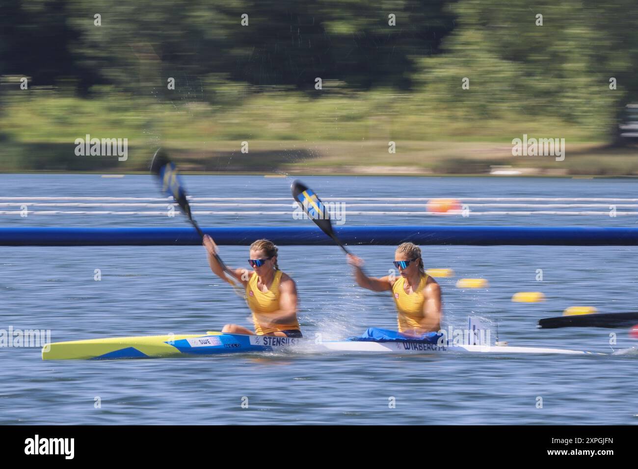 Paris, France. 06th Aug, 2024. Swedish Linnea Stensils and Swedish Moa ...