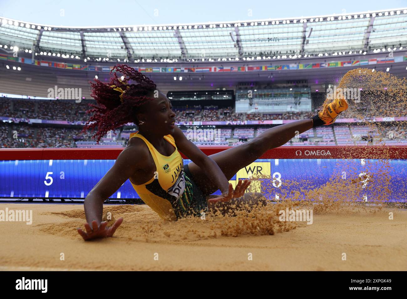 Paris, France. 6th Aug, 2024. Chanice Porter of Jamaica competes during ...