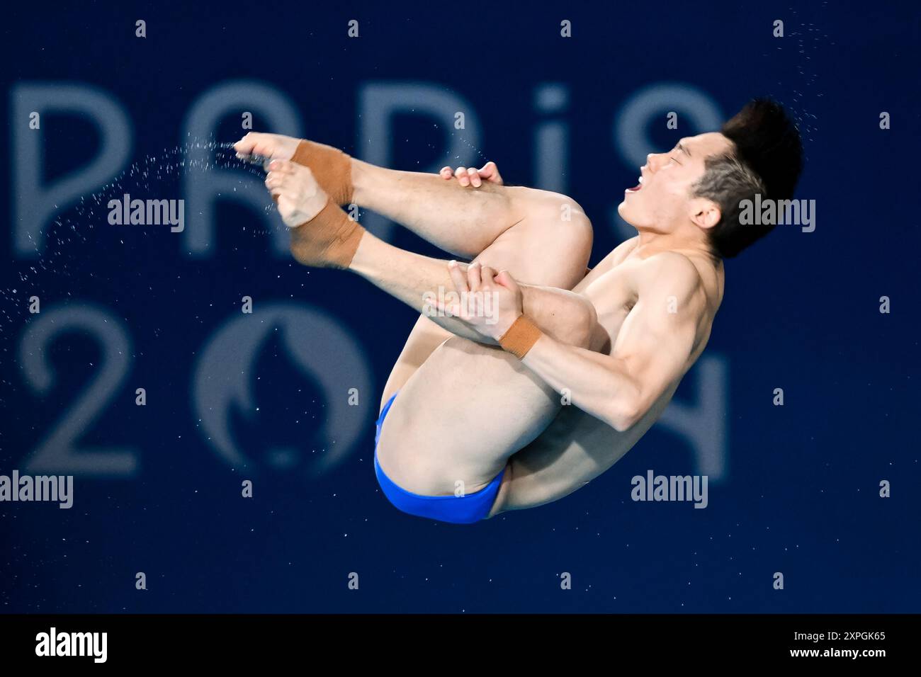 Paris, France. 06th Aug, 2024. Zongyuan Wang of China competes in the ...