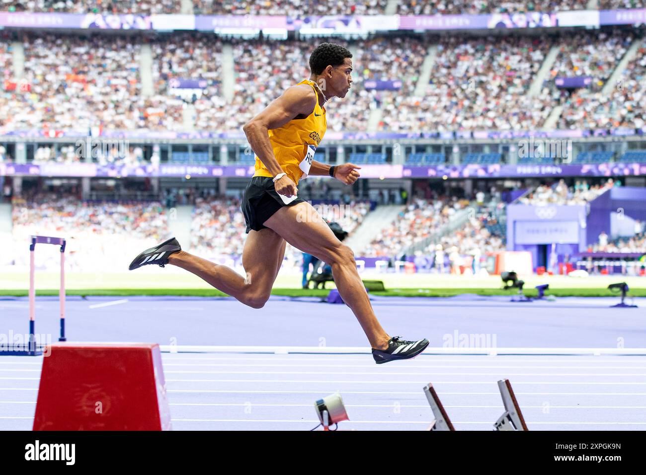 FRA, Olympische Spiele Paris 2024, Herren 400m Hoffnungslaeufe , 06.08.2024 Abuaku Joshua (GER ...
