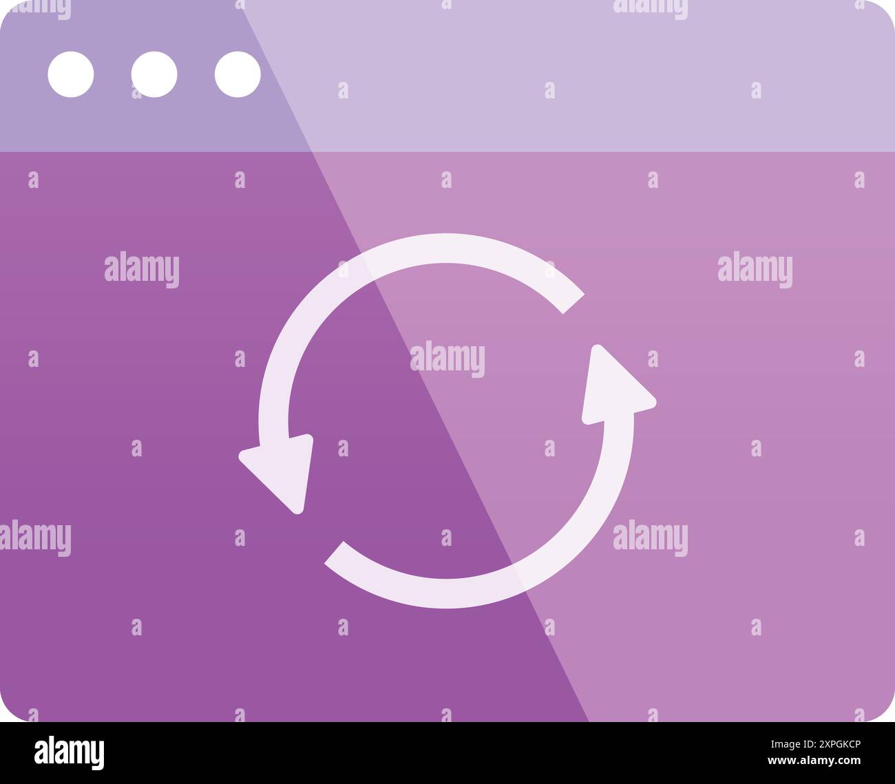 Website page is refreshing, browser window is showing loading process ...