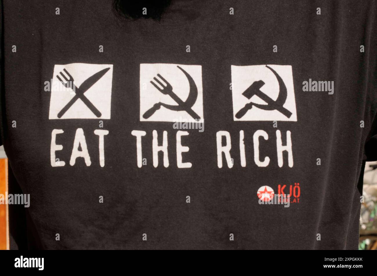 hammer and sickle, symbol for communism, proletarian solidarity and the ...