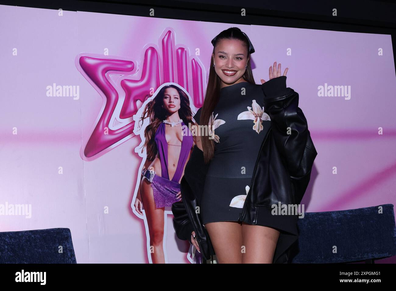 Emilia Mernes, Argentine singer, actress, and model, is posing for ...