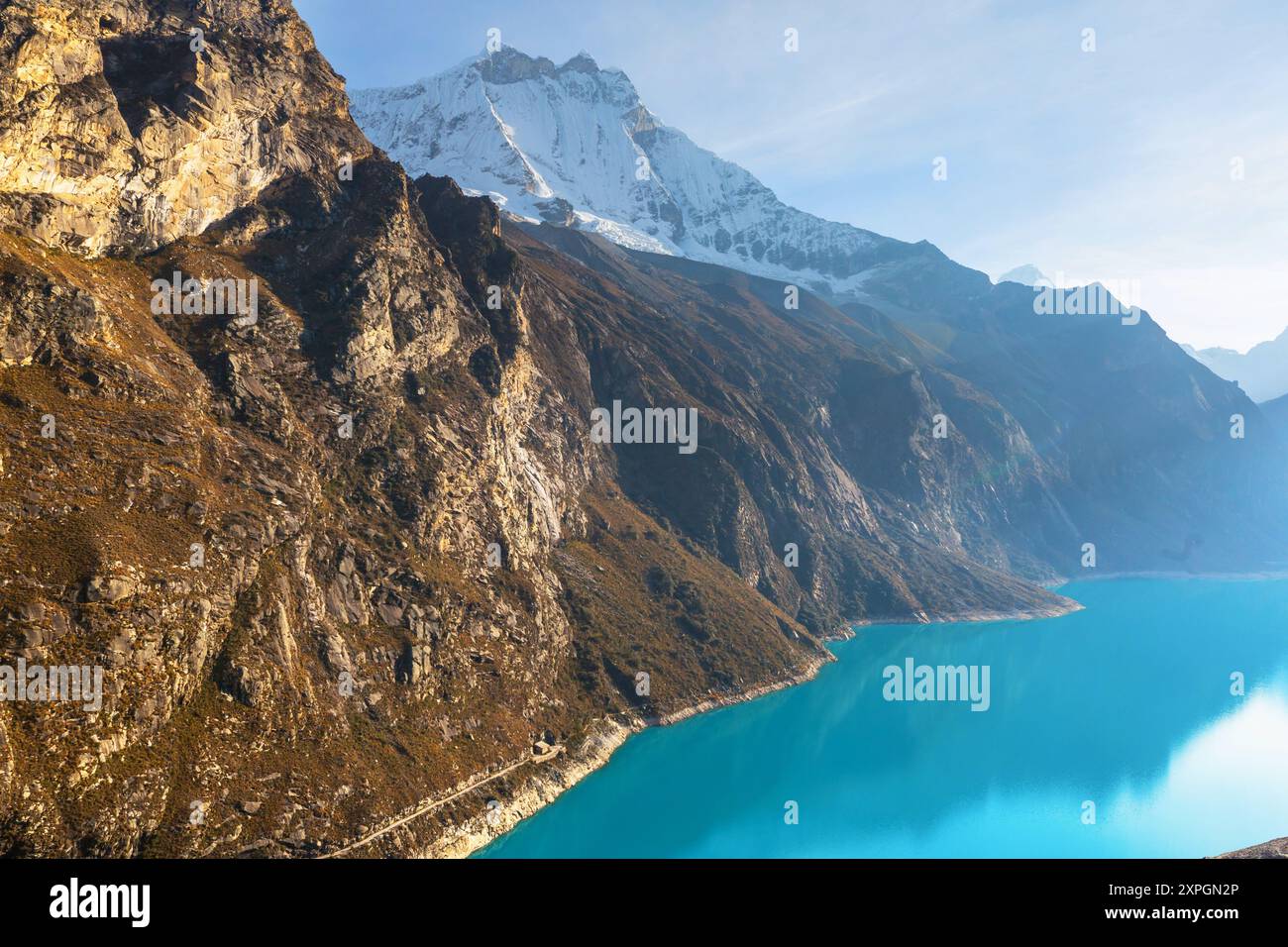 Beautiful lake Paron in Cordillera Blanca, Peru, South America Stock ...