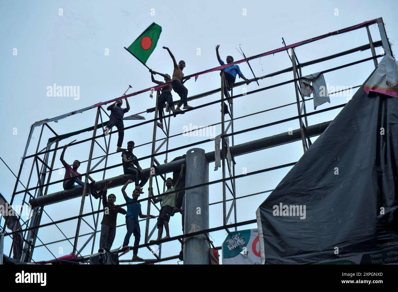 People celebrating in joyous procession across the city of Sylhet to ...