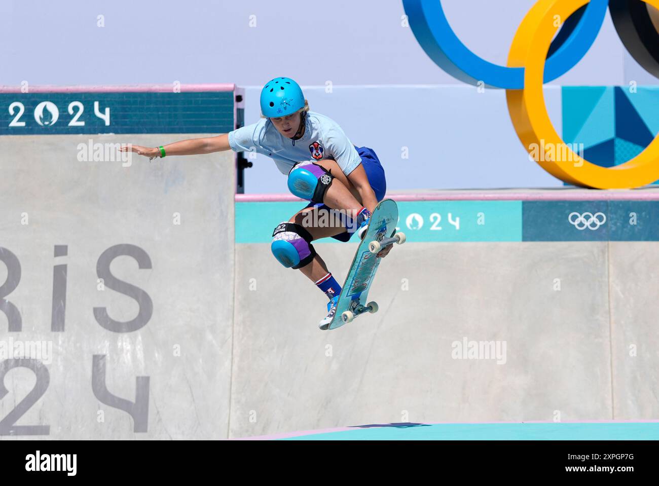 Bryce Wettstein of the United States competes during the women's ...