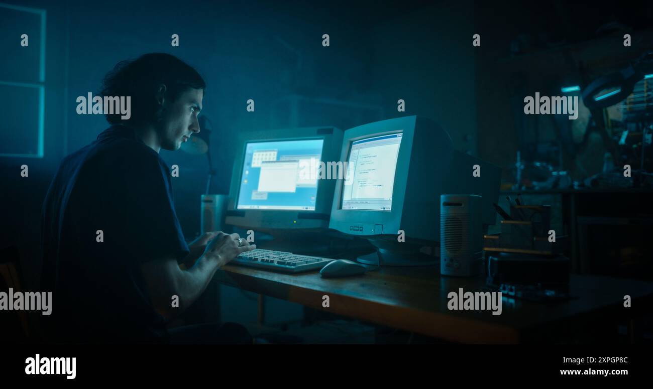 Old school monitors hi-res stock photography and images - Alamy